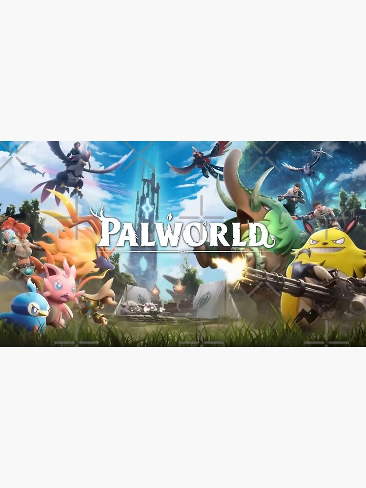 Sticker for Sale avec l'œuvre « Palworld un Palworld un Palworld un ...