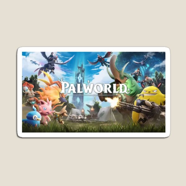 "Palworld a Palworld a Palworld a Palworld" Magnet for Sale by Huffohop ...