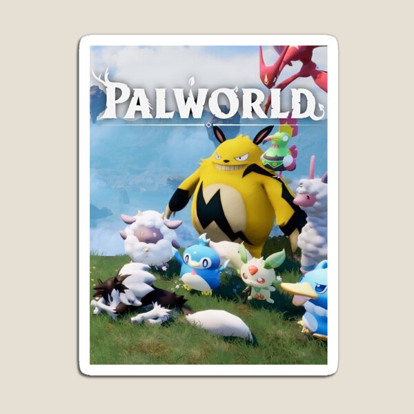"Palworld a Palworld a Palworld a Palworld" Magnet for Sale by Huffohop ...