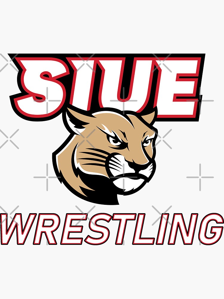 "SIUE Wrestling New Logo" Sticker for Sale by theGDman | Redbubble