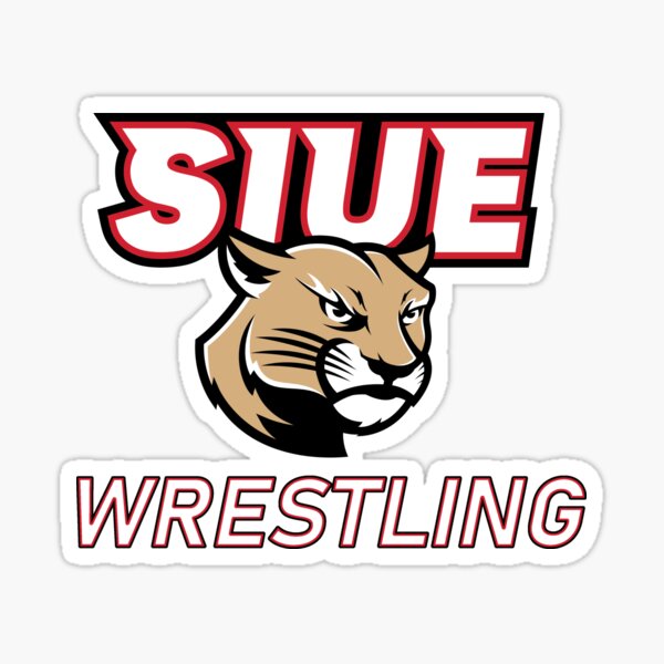 "SIUE Wrestling New Logo" Sticker for Sale by theGDman | Redbubble