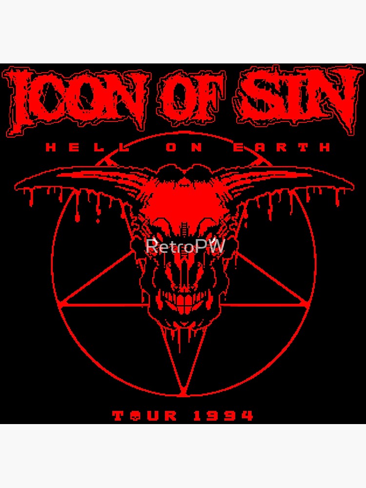 "Icon of Sin" Poster by RetroPW | Redbubble