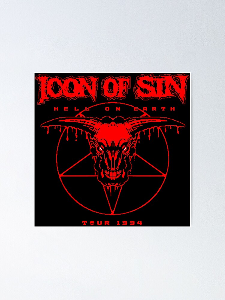 "Icon of Sin" Poster for Sale by RetroPW | Redbubble