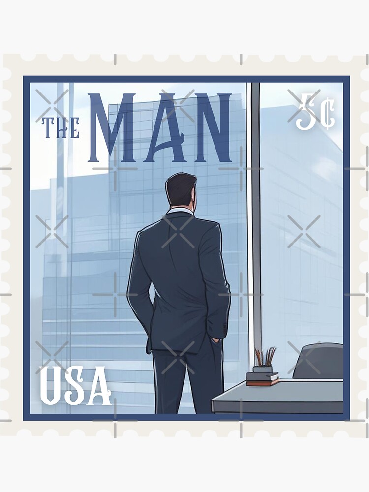 The Man - Taylor Sticker - Postage Stamp Sticker sold by ...