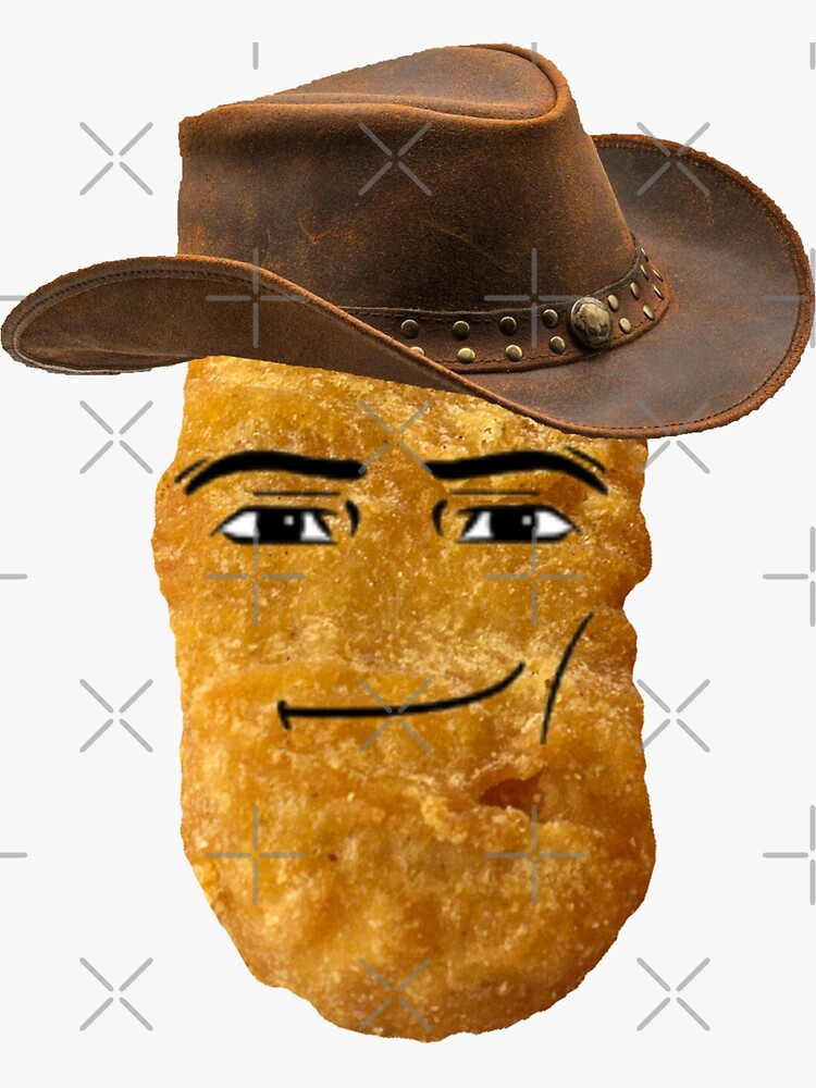 "cowboy nugget omega food" Sticker for Sale by shashikshop | Redbubble