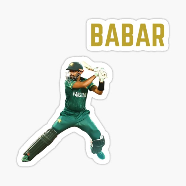 "Babar Azam | 56 | Maillot de cricket du Pakistan" Sticker for Sale by ...