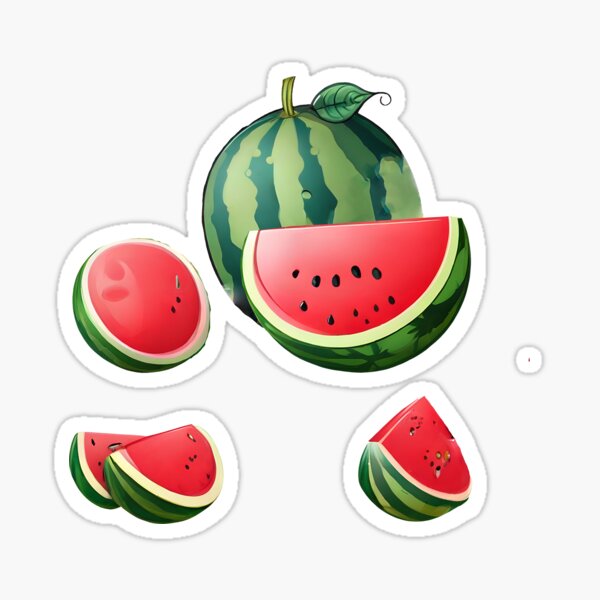 "Cute watermelons sticker pack" Sticker for Sale by sassav8 | Redbubble