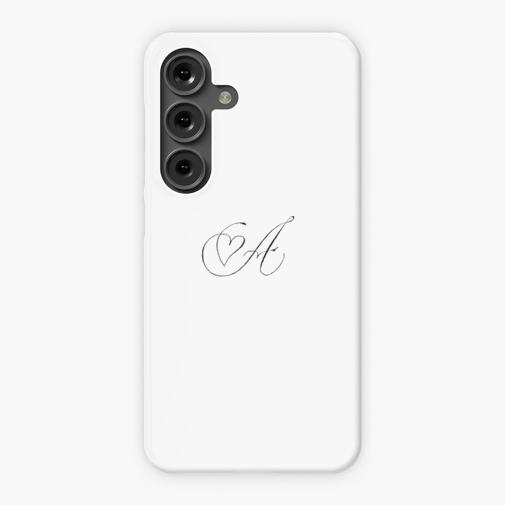 "cursive letter A with heart" Sticker for Sale by maryinmelb | Redbubble