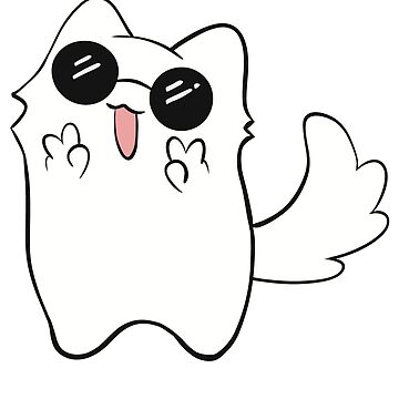 "Gojo cat" Sticker by BamBoomBam | Redbubble