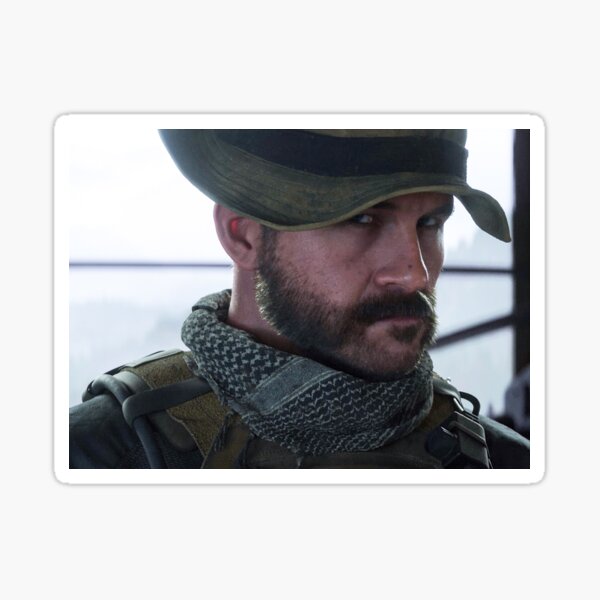 "Captain John Price " Sticker by DarkSolo2510FR | Redbubble