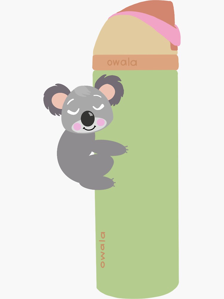 "Koala Owala Water Bottle" Sticker for Sale by floraldestiny | Redbubble