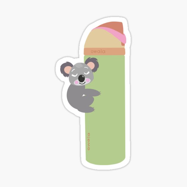 "Koala Owala Water Bottle" Sticker for Sale by floraldestiny | Redbubble