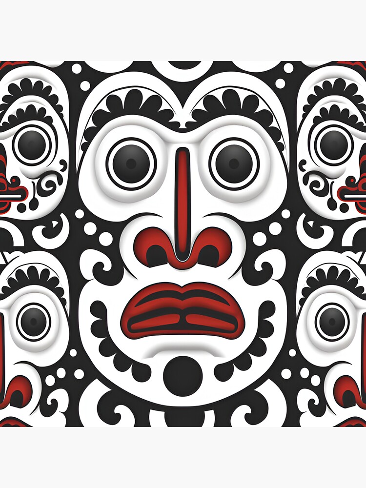 "Maori Art Patterns Design" Sticker for Sale by Pati-Design | Redbubble