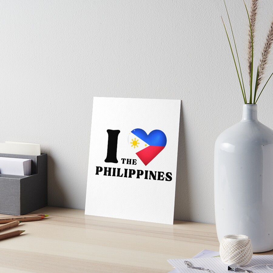 "I heart Philippines " Poster for Sale by Allaboutasia | Redbubble