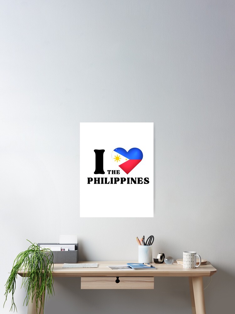 "I heart Philippines " Poster for Sale by Allaboutasia | Redbubble