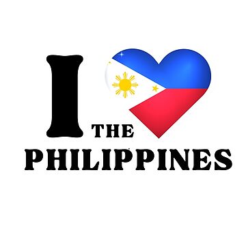 "I heart Philippines " Sticker for Sale by Allaboutasia | Redbubble