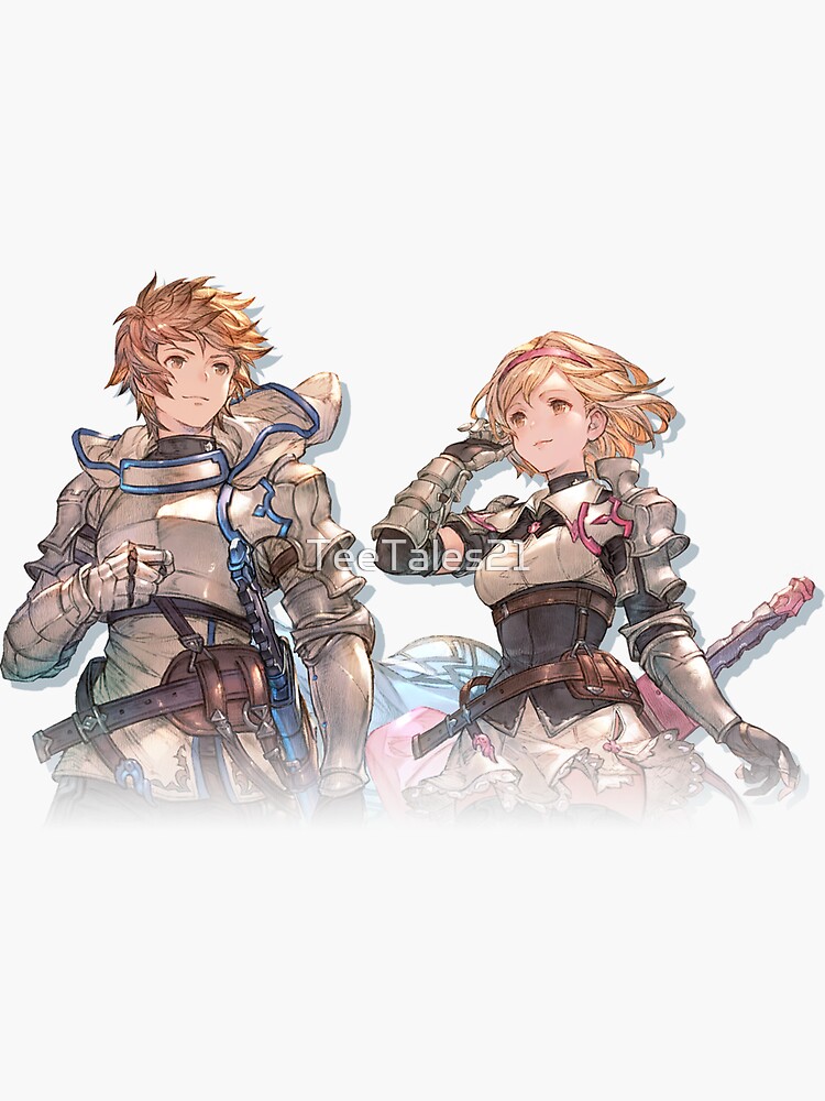 "GBF Relink Gran and Djeeta " Sticker for Sale by TeeTales21 | Redbubble