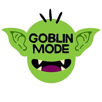 "Goblin Mode" Sticker for Sale by Jess Reed | Redbubble