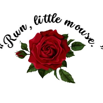 "Zade Meadows - Run little mouse" Sticker for Sale by Swimmerrr | Redbubble