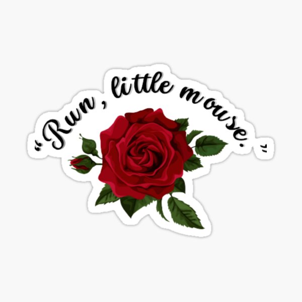 "Zade Meadows - Run little mouse" Sticker for Sale by Swimmerrr | Redbubble