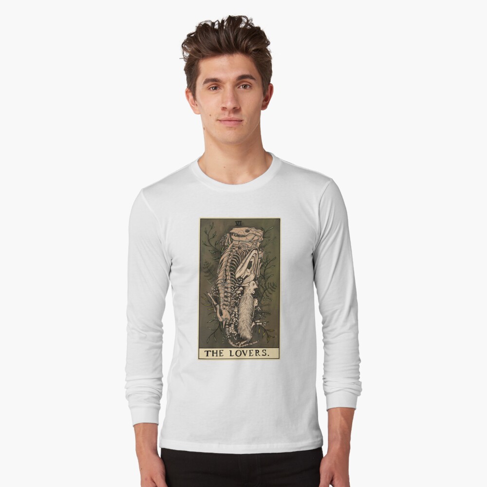 "Triassic Cuddle Tarot Card: The Lovers" Photographic Print for Sale by ...