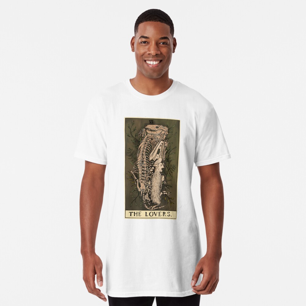 "Triassic Cuddle Tarot Card: The Lovers" Photographic Print for Sale by ...