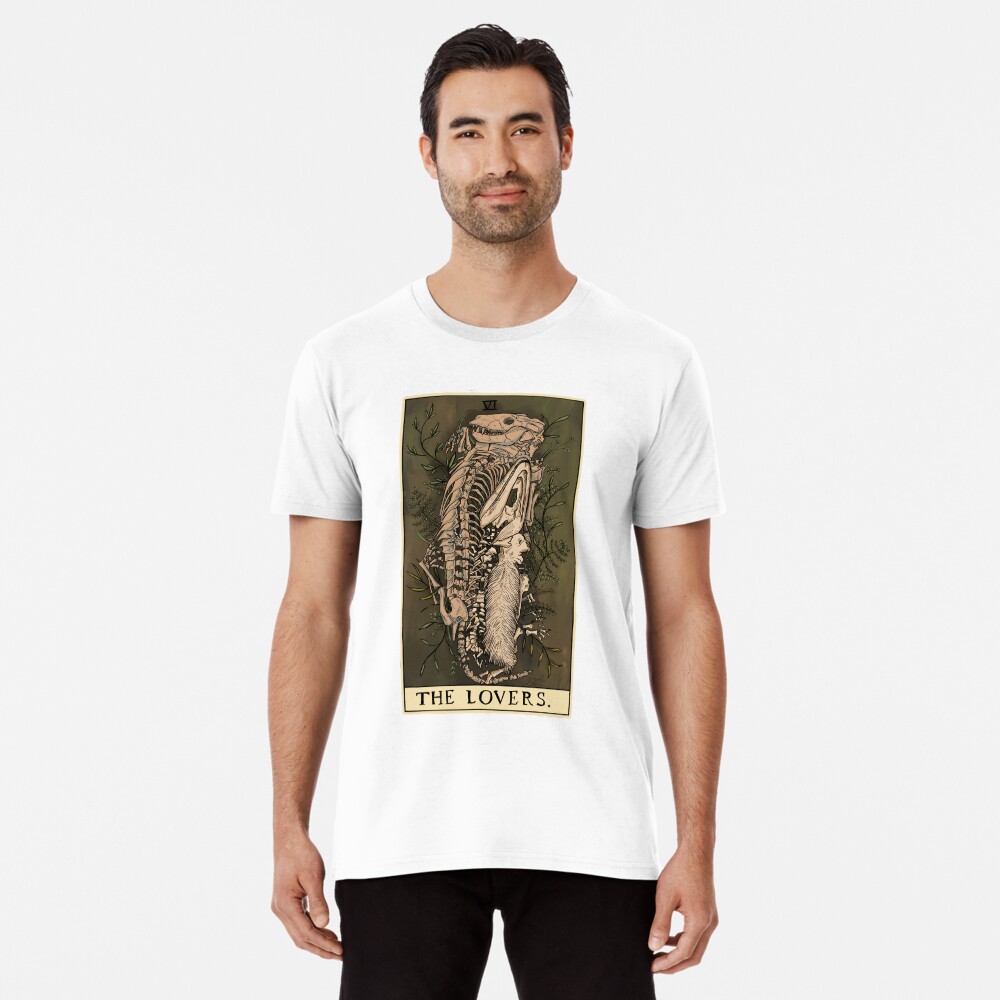 "Triassic Cuddle Tarot Card: The Lovers" Photographic Print for Sale by ...