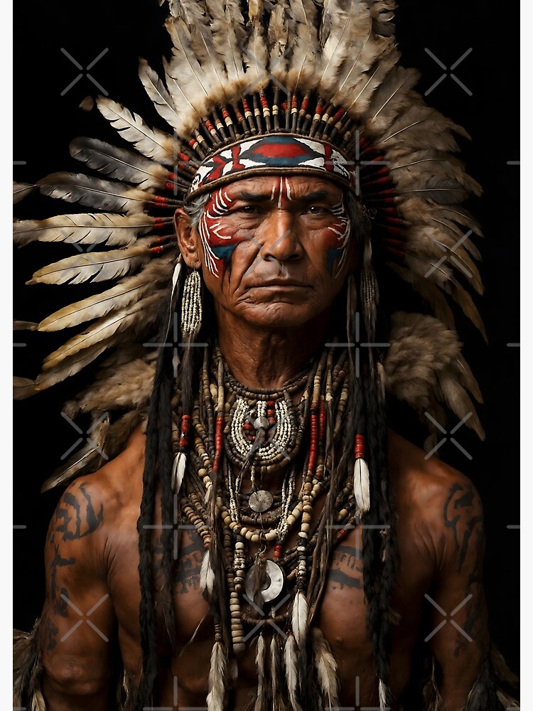 American Indian Chief Warrior
