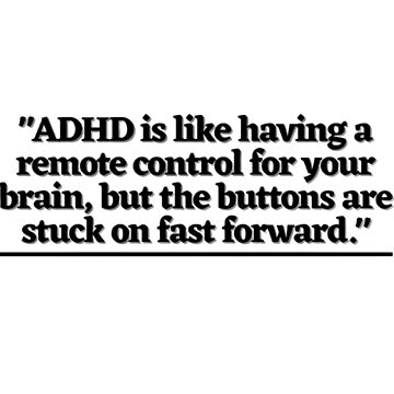 "Funny ADHD quotes" Sticker for Sale by QuirkAndQuip | Redbubble