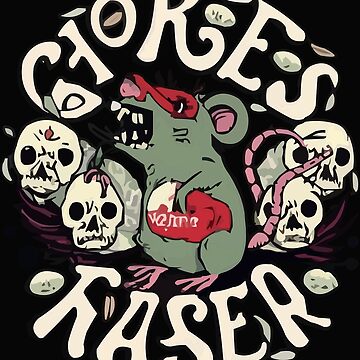 "zombie rat shirt 2024" Sticker for Sale by MizoX7 | Redbubble