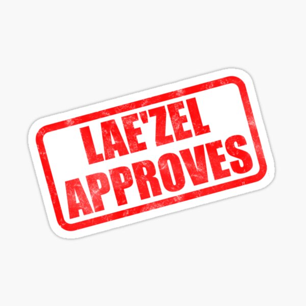 "Lae'zell Approves Stamp" Sticker by jiminsyeol | Redbubble