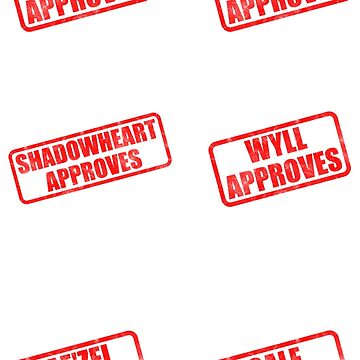 "BG3 Companions Approves Approval Stamps" Sticker by jiminsyeol | Redbubble