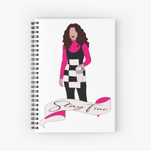 "Stay Fine" Journal for Sale by LeahDWood | Redbubble