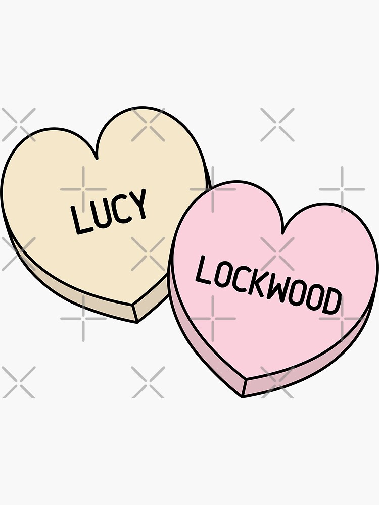"Lockwood and Co - Locklyle Candy Hearts" Sticker for Sale by humnoo ...