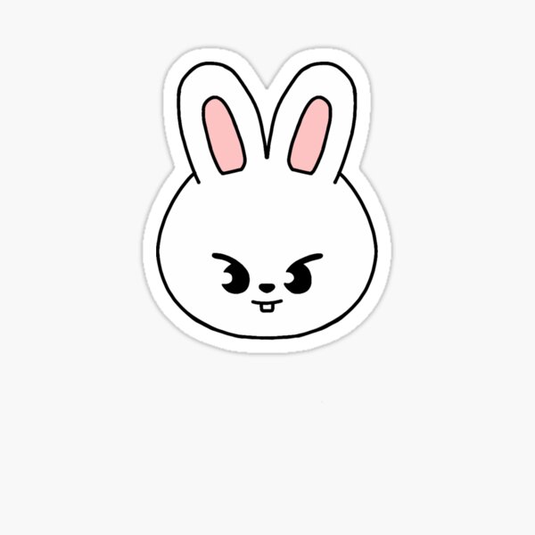"Stray Kids - Skzoo Leebit Head [COLORED OUTLINE]" Sticker for Sale by ...