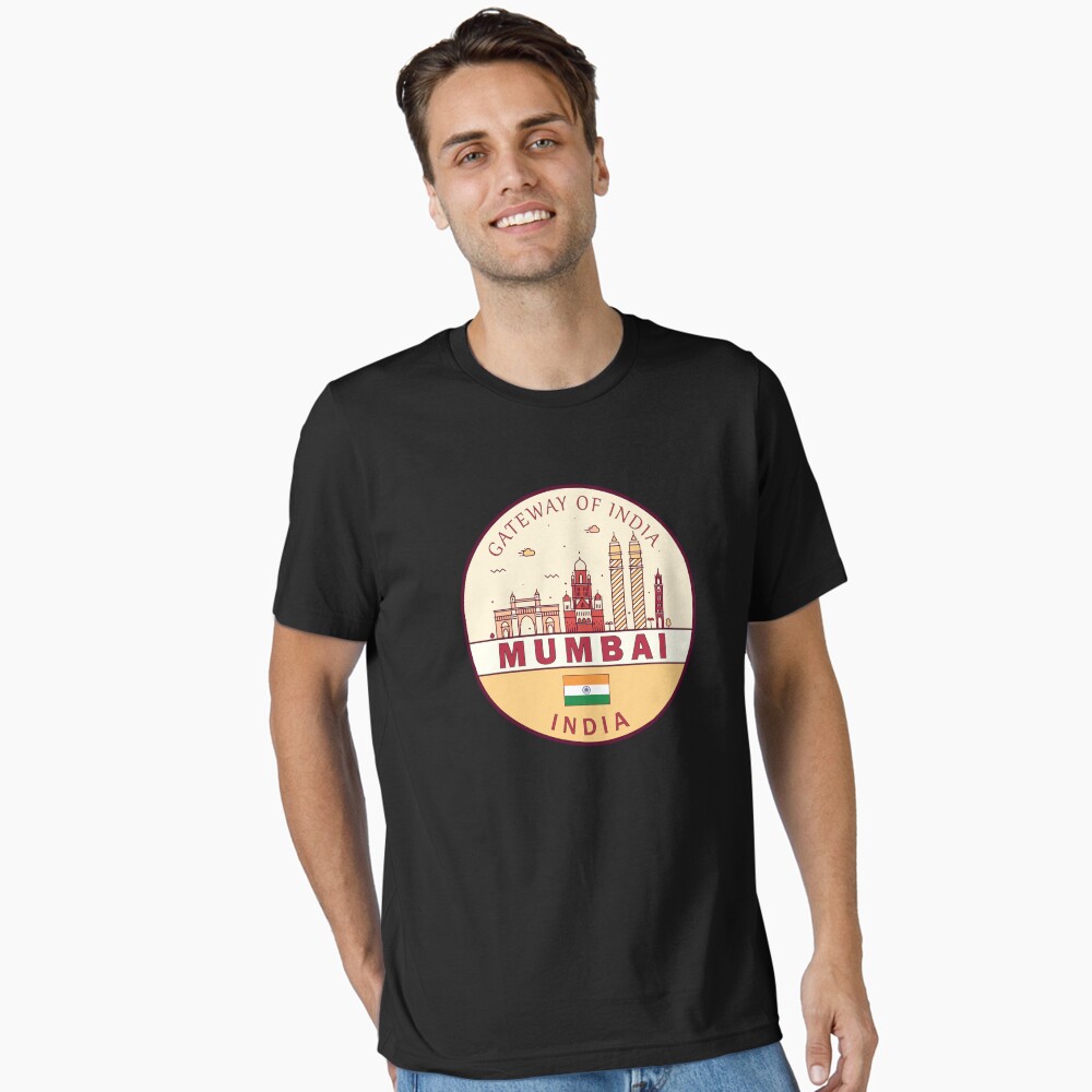 "Mumbai India City Skyline Emblem" Sticker for Sale by KrisSidDesigns ...