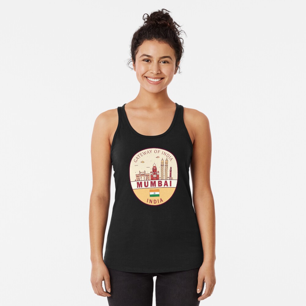 "Mumbai India City Skyline Emblem" Sticker for Sale by KrisSidDesigns ...