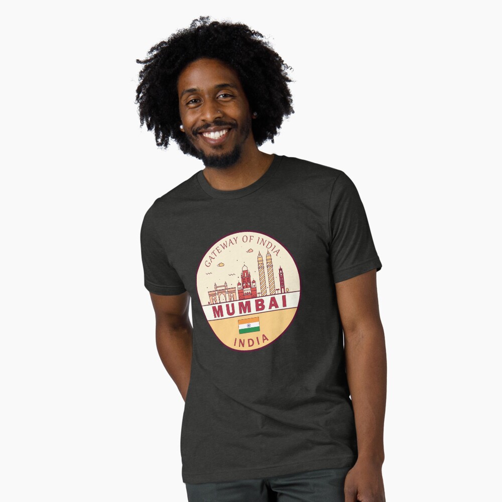 "Mumbai India City Skyline Emblem" Sticker for Sale by KrisSidDesigns ...