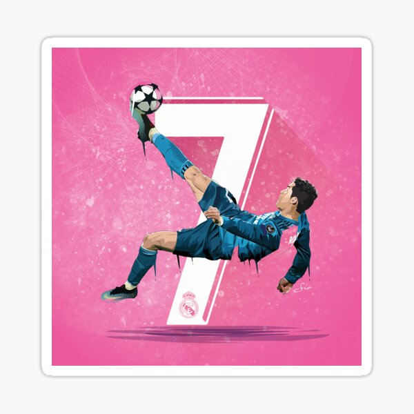 "Cristiano Ronaldo." Sticker for Sale by Sio0 | Redbubble