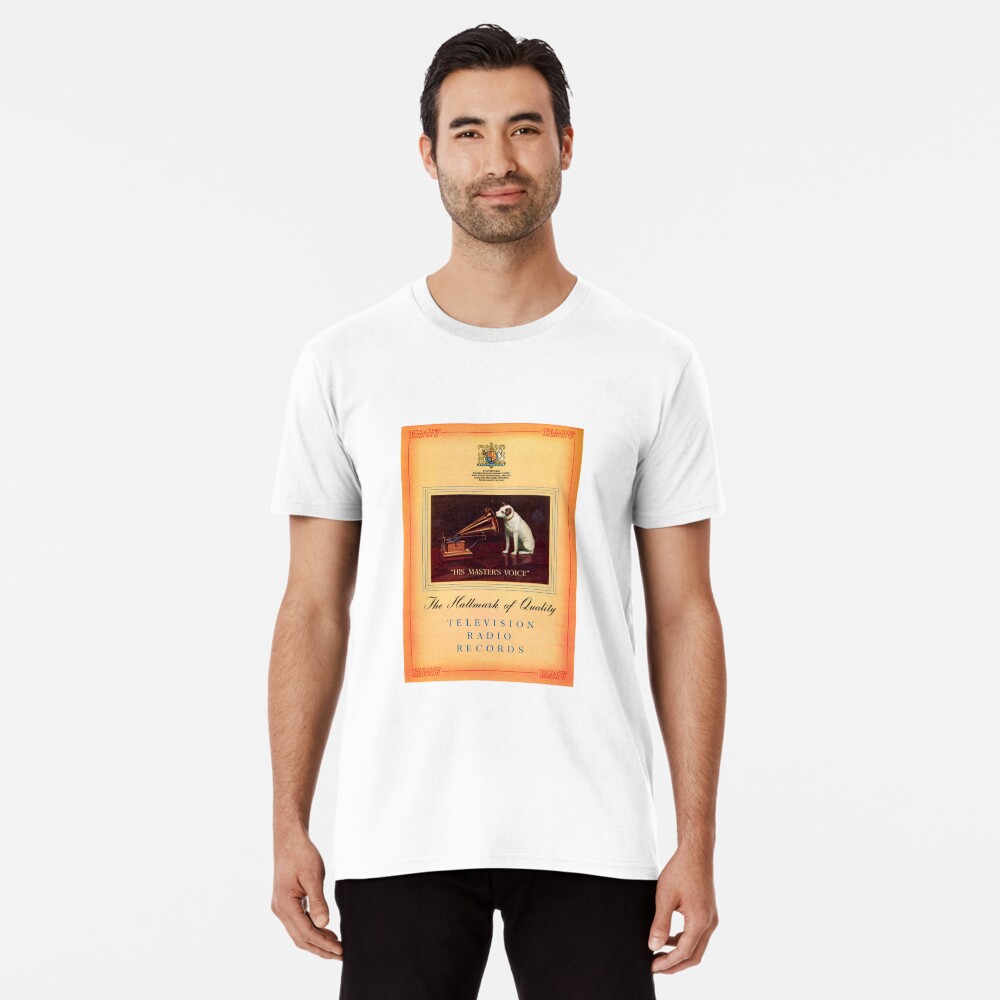 "Vintage HMV advert" Sticker for Sale by Scenebyrail | Redbubble