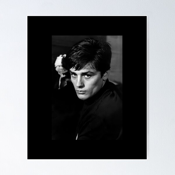 "Alain Delon a Alain Delon a Alain Delon" Poster for Sale by Huffohop ...