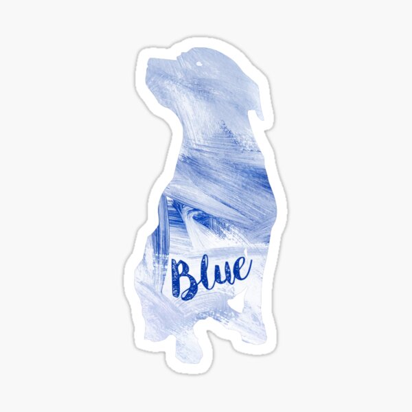 "Kentucky Blue Dog" Sticker for Sale by juliaogo | Redbubble