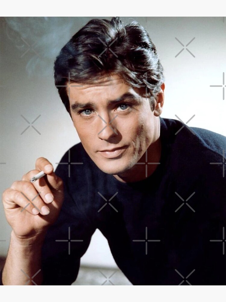 "Alain Delon a Alain Delon a Alain Delon" Sticker for Sale by Huffohop ...