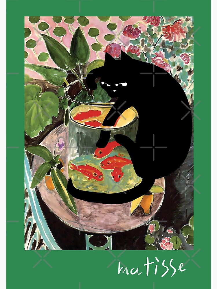 "matisse's goldfish and a cat" Journal for Sale by Mitra Farmand ...