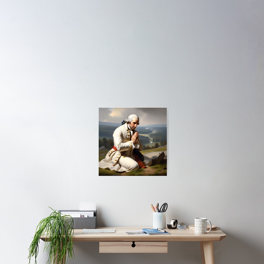 "George Washington Praying at Valley Forge" Art Print for Sale by Jim ...