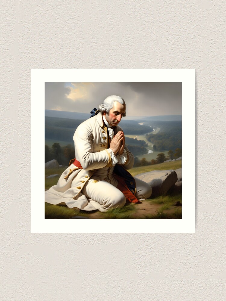 "George Washington Praying at Valley Forge" Art Print for Sale by Jim ...
