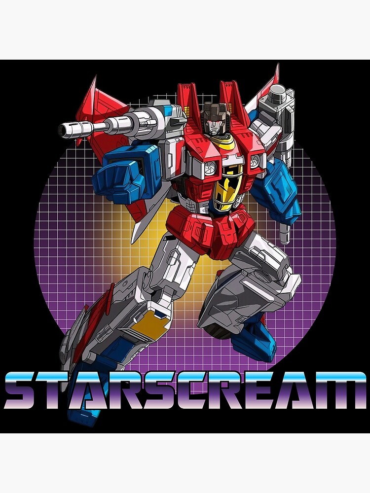 "⭐Starscream Decepticon Transformer G1 V2⭐" Poster for Sale by kazzoie ...