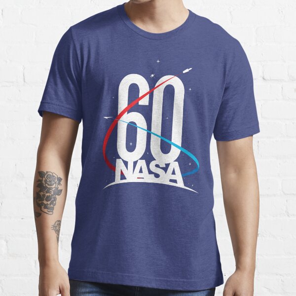 "NASA 60th Anniversary Logo- Celebrate 60 Years of NASA" T-shirt for ...