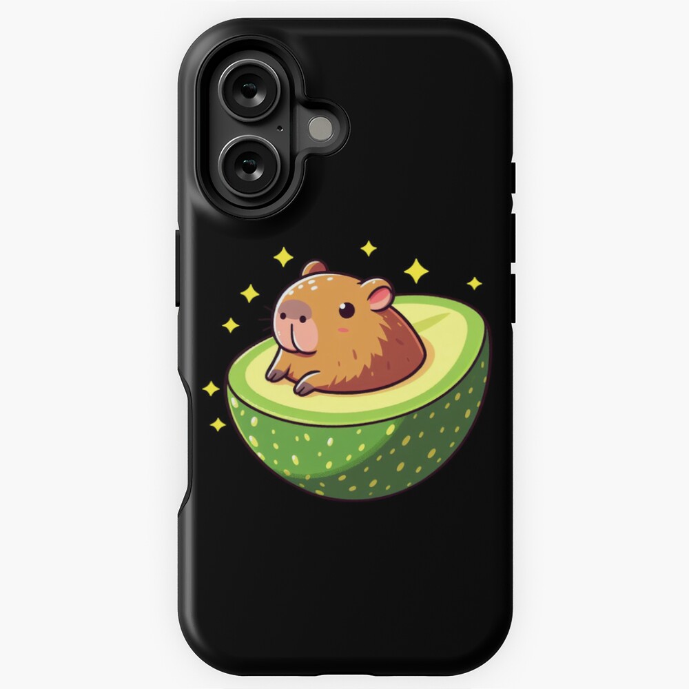 "Cute Capybara Avocado " Art Print for Sale by Delidream | Redbubble