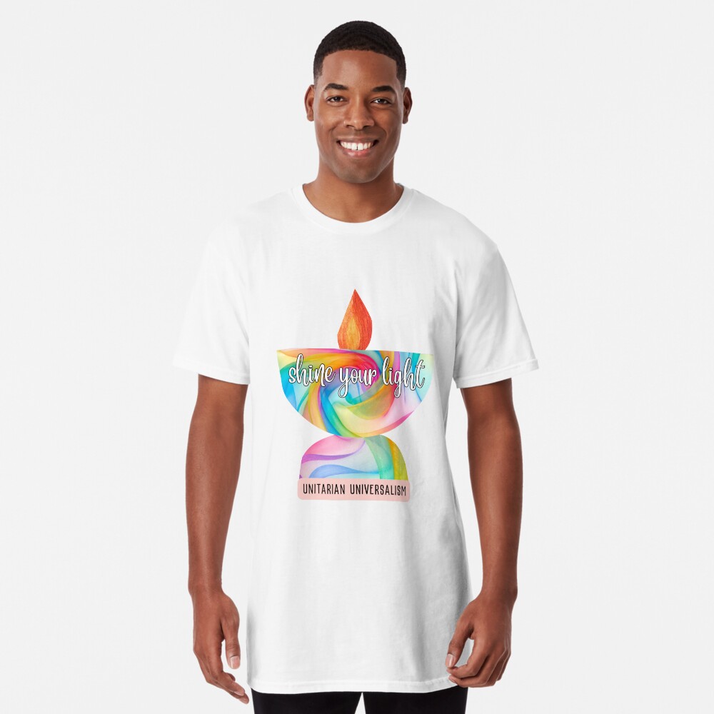 "UU Unitarian Universalism Chalice "Shine Your Light" Colorful ...